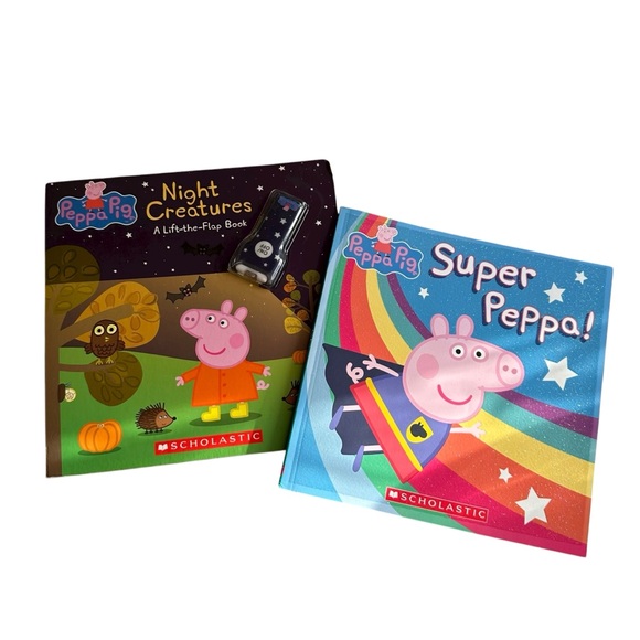 Peppa Pig | Toys | Peppa Pig Set Of 2 Books Night Creatures With ...